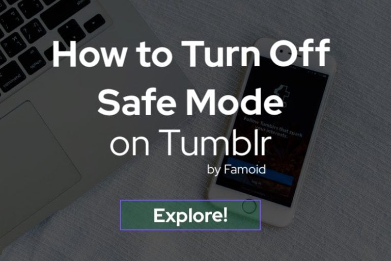 How To Turn Off Safe Mode On Tumblr