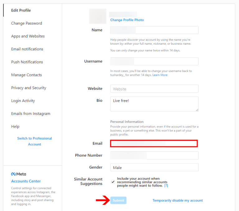 How to Change Your Email on Instagram (2026)