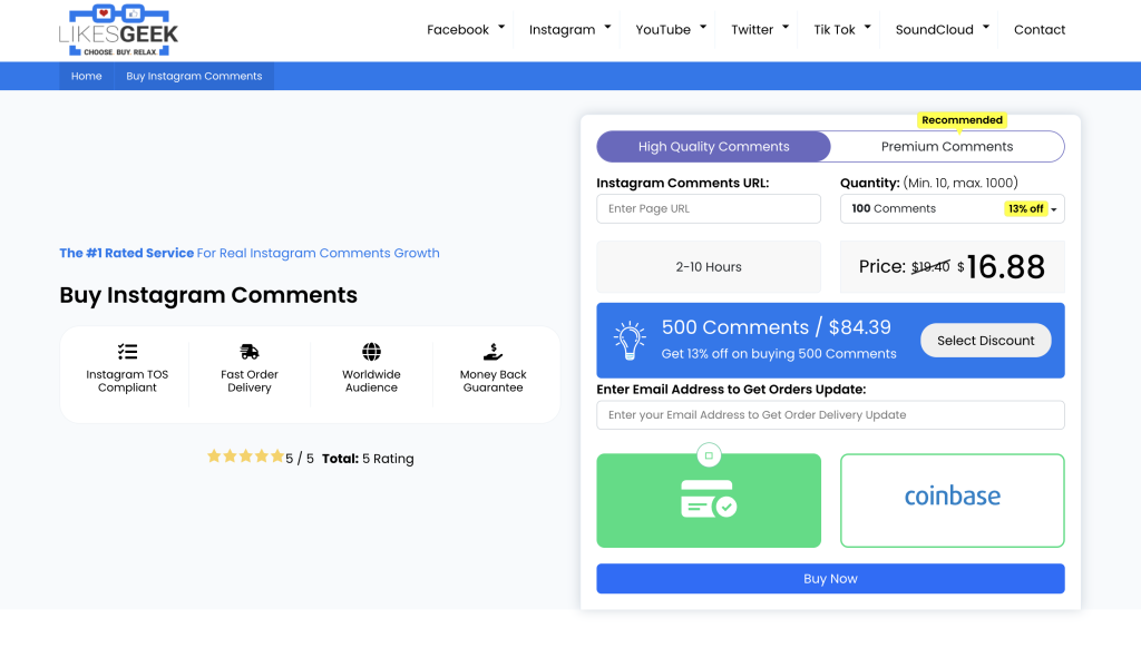 11 Best Sites to Buy Instagram Comments (Custom & Real)