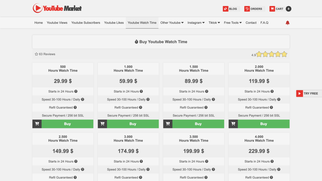 6 Best Sites to Buy YouTube Watch Hours (Cheap & Real)