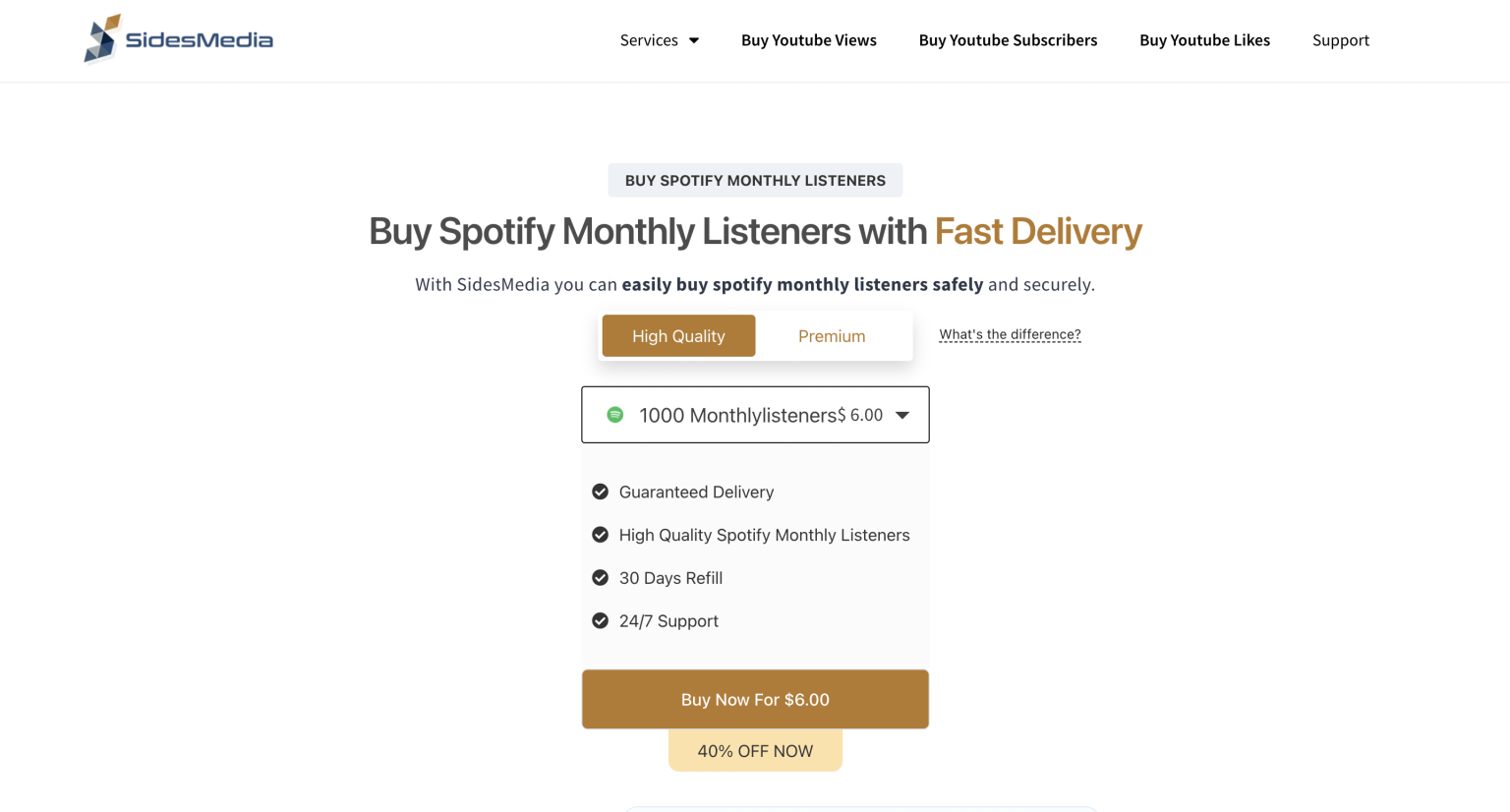 5 Best Sites to Buy Spotify Monthly Listeners (Safe & Cheap)